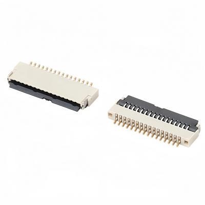 China 0.5mm Pitch FPC Flip Type SMT Connector 1.0mm Height 30 Pin for sale