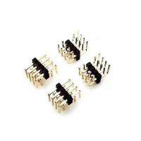 China Double Row M-Type Through Hole Pin Header | 2.54mm Pitch for sale