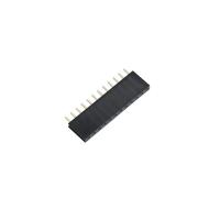 China 2.54mm Pitch Single Row Y-Type Female Header, Insulation Height 8.5mm for sale