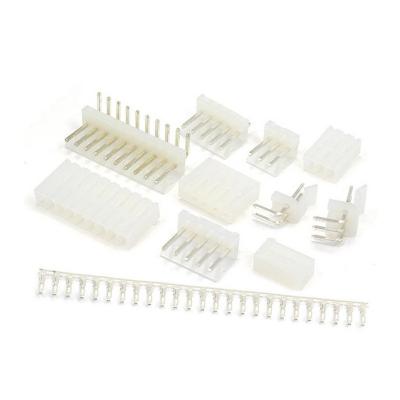 China 3.96mm Pitch Wire To Board Connector Compatible With KK396 Series, Straight & Right Angle Pin Header, Crimp Terminal & Plastic Housing Full Kit for sale