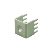 China PCB Solder Terminal Block, 1.2mm Brass PCB Nut Terminal, 6/8 Pin Through Hole, Up to 80A Current, Custom Plating Tin/Nickel for sale