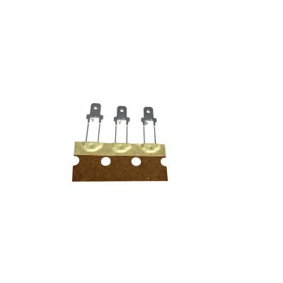 China 187 Straight 2 Pin Terminal Strip Tape, Anti-reverse Through Hole Connector for AI Insertion Machine, Home Appliance Power PCB Terminals for sale