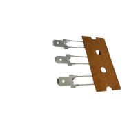 China 187 Straight 2 Pin Terminal Strip Tape, Anti-reverse Through Hole Connector for AI Insertion Machine, Home Appliance Power PCB Terminals for sale