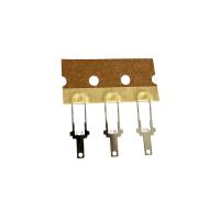 China 110(2.8*0.5mm) Straight Terminal Strip Tape, 0.5T Brass Anti-reverse Through Hole Terminal, 5.0mm Pin Spacing for AI Auto Insertion Machine for sale