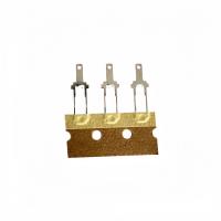 China 110(2.8*0.5mm) Straight Terminal Strip Tape, 0.5T Brass Anti-reverse Through Hole Terminal, 5.0mm Pin Spacing for AI Auto Insertion Machine for sale