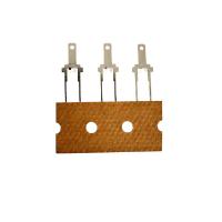 China 110(2.8*0.5mm) Straight Terminal Strip Tape, 0.5T Brass Anti-reverse Through Hole Terminal, 5.0mm Pin Spacing for AI Auto Insertion Machine for sale