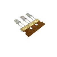 China 250(6.35×0.8mm) Straight Terminal Tape, Anti-reverse Through Hole Terminal for AI Auto Insertion Machine, High Current PCB Power Terminals for Small Home Appliances for sale