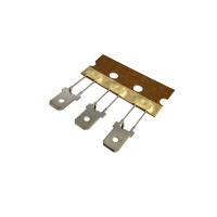 China 250(6.35×0.8mm) Straight Terminal Tape, Anti-reverse Through Hole Terminal for AI Auto Insertion Machine, High Current PCB Power Terminals for Small Home Appliances for sale