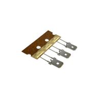 China 250(6.35×0.8mm) Straight Terminal Tape, Anti-reverse Through Hole Terminal for AI Auto Insertion Machine, High Current PCB Power Terminals for Small Home Appliances for sale