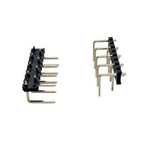 China 2.54mm(0.10″) pitch pin header customized insulator height pin length and quantity for unique pcb connection solutions for sale