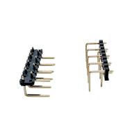 China 2.54mm(0.10″) pitch pin header customized insulator height pin length and quantity for unique pcb connection solutions for sale