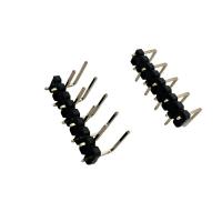 China 2.54mm(0.10″) pitch pin header customized insulator height pin length and quantity for unique pcb connection solutions for sale