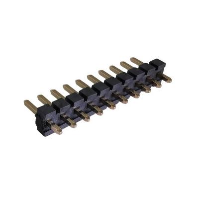 China 3.96mm Pitch Single Row Pin Header | 1.14mm Square Pin | Gold/Tin Plated High Current PCB Connector for sale