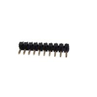 China 3.96mm Pitch Single Row Pin Header | 1.14mm Square Pin | Gold/Tin Plated High Current PCB Connector for sale