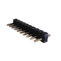China 3.96mm Pitch Single Row Pin Header | 1.14mm Square Pin | Gold/Tin Plated High Current PCB Connector for sale