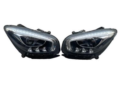 China New Hot Selling GT W190GTC GTS GTR Front Headlight LED Headlight Tear Eye Geometric Figure Daily Running Light for Mercedes-Benz for sale
