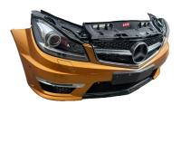 China Classic Style C Series W204 AMG 507 Front Assembly Bumper Surrounded by Central Grid Cooling Grille Guard bar  for Mercedes-Benz for sale