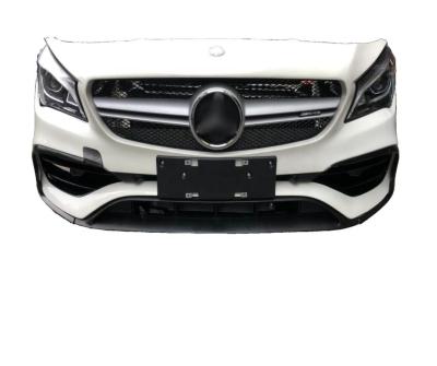 China Classic Popular CLA Series W117AMG Front Assembly Front Mouth Encircle Bumper Guard Front Face Head Nozzle for Mercedes-Benz for sale