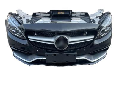 China Classic Style C Series W205 C63S AMG Front Assembly Front Mouth Surrounded Headnozzle Bumper Front Face for Mercedes-Benz for sale