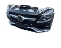 China Classic Style C Series W205 C63S AMG Front Assembly Front Mouth Surrounded Headnozzle Bumper Front Face for Mercedes-Benz for sale