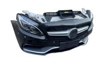 China Classic Style C Series W205 C63S AMG Front Assembly Front Mouth Surrounded Headnozzle Bumper Front Face for Mercedes-Benz for sale