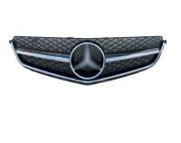China Classic Popular C Series W204AMG C63 507 Fresh Air Intake Grille Medium Mesh Chrome Trim Sports Style for Mercedes-Benz for sale