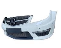 China The Classic Popular C Series W204 AMG C63 Front Bumper Surround Guard bar Intake Grille Medium Net for Mercedes-Benz for sale