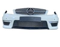 China The Classic Popular C Series W204 AMG C63 Front Bumper Surround Guard bar Intake Grille Medium Net for Mercedes-Benz for sale