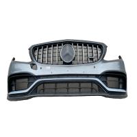 China The New High Quality C63W205 Coupe AMG Front Bumper Assembly Surrounds the Bumper Grille Waterfall Center Mesh for Mercedes-Benz for sale