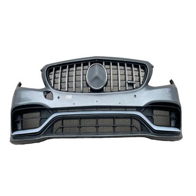 China The New High Quality C63W205 Coupe AMG Front Bumper Assembly Surrounds the Bumper Grille Waterfall Center Mesh for Mercedes-Benz for sale