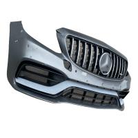 China The New High Quality C63W205 Coupe AMG Front Bumper Assembly Surrounds the Bumper Grille Waterfall Center Mesh for Mercedes-Benz for sale