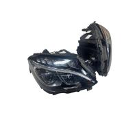 China The New High Quality C63 W205 Coupe AMG Left and Right Headlights Dual Lens High Configuration Steering Assist for Mercedes-Benz for sale