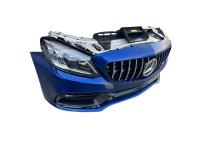 China New High Quality C63 Series W205 Coupe AMG Front Face Assembly Gantry Headlight Radiator Bumper for Mercedes-Benz for sale