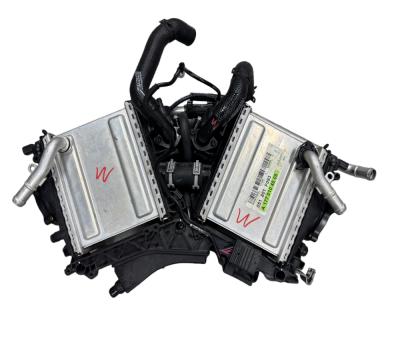 China Classic High-quality C-series W205 AMG Engine M177 Turbocharged air Cooler Left and Right Intercooler Radiator for Mercedes-Benz for sale