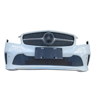 China Classic High-quality A-series W176 Luxury Version Front Bumper, air Intake Grille, Support, and Mesh Panel for Mercedes-Benz for sale