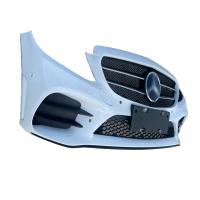China The New High Quality C-Series W205 Front Sports Model Surrounds the Bumper Guard Center Mesh air Intake Grille for Mercedes-Benz for sale