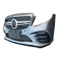 China The Classic Hit C  W205 C43front Sports Style Surrounds the Bumper Guard Center Mesh air Intake Grille Spoiler for Mercedes-Benz for sale
