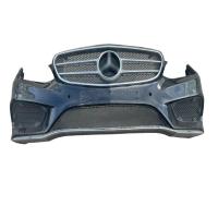 China Classic Popular E - Series W212 Front Bumper Assembly Sports Style Surrounded by Large - Label Medium Net for Mercedes-Benz for sale