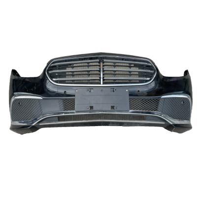 China The New High Quality E-Series W213 Deluxe Edition Front Bumper Shield Marker Chrome-plated Strip Center Mesh for Mercedes-Benz for sale