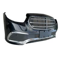 China The New High Quality E-Series W213 Deluxe Edition Front Bumper Shield Marker Chrome-plated Strip Center Mesh for Mercedes-Benz for sale