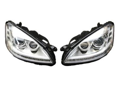 China Classic Style S Series W221 New HID Front Headlights LED Steering Light Night Vision Function for Mercedes-Benz for sale