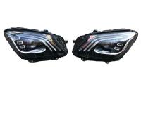China New Hot Selling S Series W222 Front LED Head Headlights Geometric Lights Blue Day Running Lights for Mercedes-Benz for sale