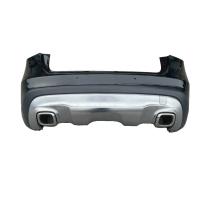 China The Popular GLA Series W156 Rear Bumper Assembly Rear Enveloping Exhaust Hood Electroplated Finish Plate for Mercedes-Benz for sale