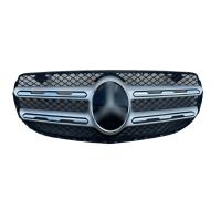 China High Quality New GLC W253 Front Median Air Intake Grille air Guide Hood Chrome Trim ACC Label for Mercedes-Benz for sale