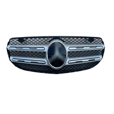 China High Quality New GLC W253 Front Median Air Intake Grille air Guide Hood Chrome Trim ACC Label for Mercedes-Benz for sale