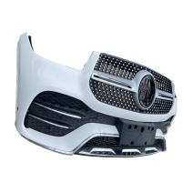 China The New High Quality GLE Is the W167 Coupe Front Sports AMG Style Bumper Surrounded by Grille Center Mesh for Mercedes-Benz for sale