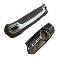 China The New High Quality GLE Is W167 Front Bumper Center Mesh air Intake Grille Rear Bumper Lower Lip Spoiler  for Mercedes-Benz for sale