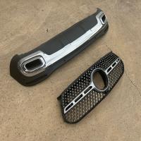 China The New High Quality GLE Is W167 Front Bumper Center Mesh air Intake Grille Rear Bumper Lower Lip Spoiler  for Mercedes-Benz for sale