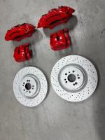 China The New High Quality GLE Series W166 Front and Rear Brake Calipers Large Branch Pump 6 Piston AMG Brakes for Mercedes-Benz for sale