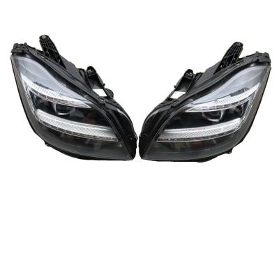 China Classic Style CLS Series W218 Front High Configuration LED Headlights Automatic Auxiliary Steering Headlights for Mercedes-Benz for sale